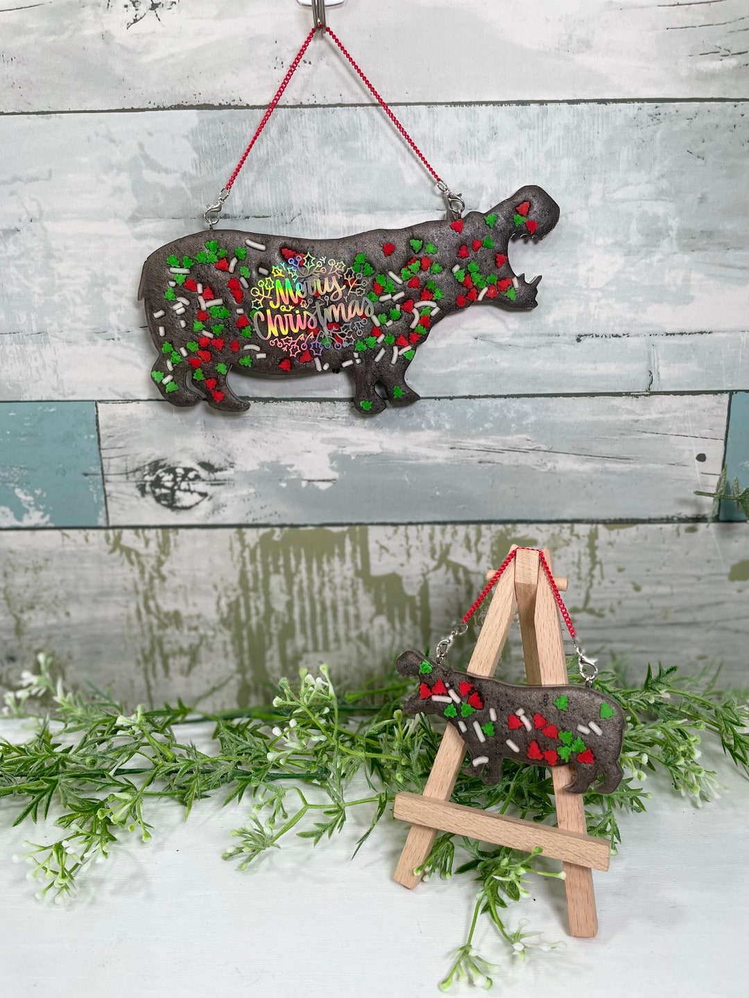 7" Hippo Hippopotamus Wall Art & Mini Hippo Hippopotamus Gift, Hippo ...