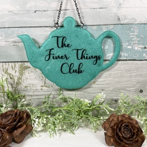 Teapot the Office Hanging Wall Decor - , the Finer Things Club, Resin ...