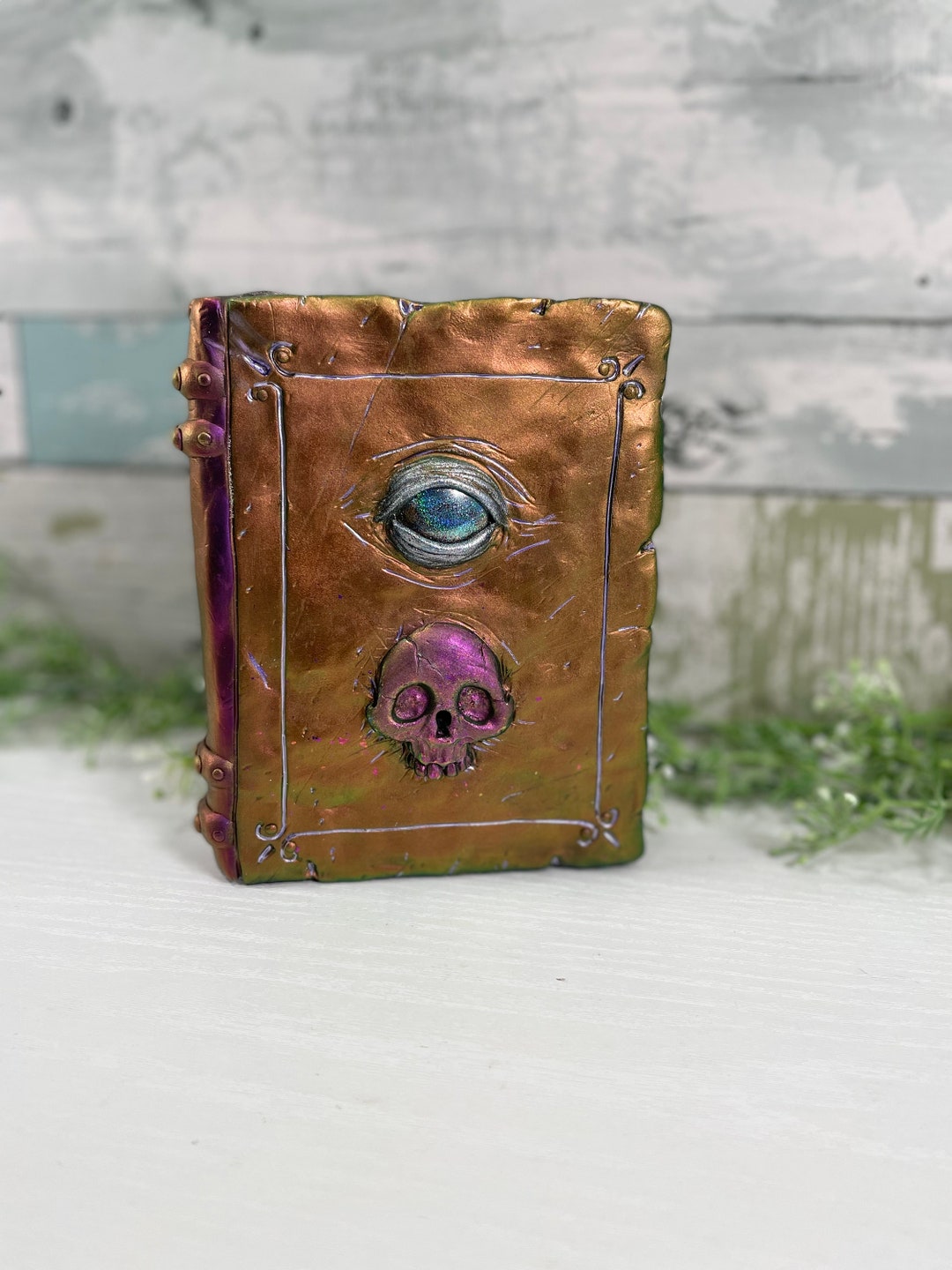 Spell Book Spellbook Book of Spells Resin Decor Resin - Etsy