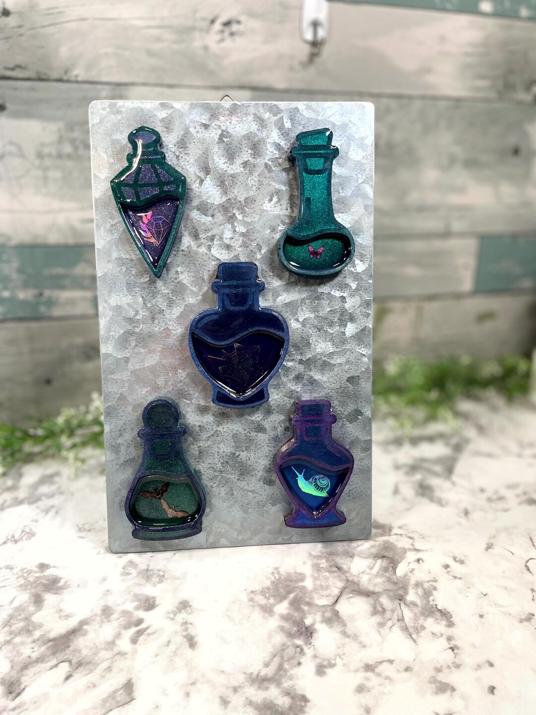 Magnet Set Spells & Potions, Potion Bottles, Halloween Home Decor ...