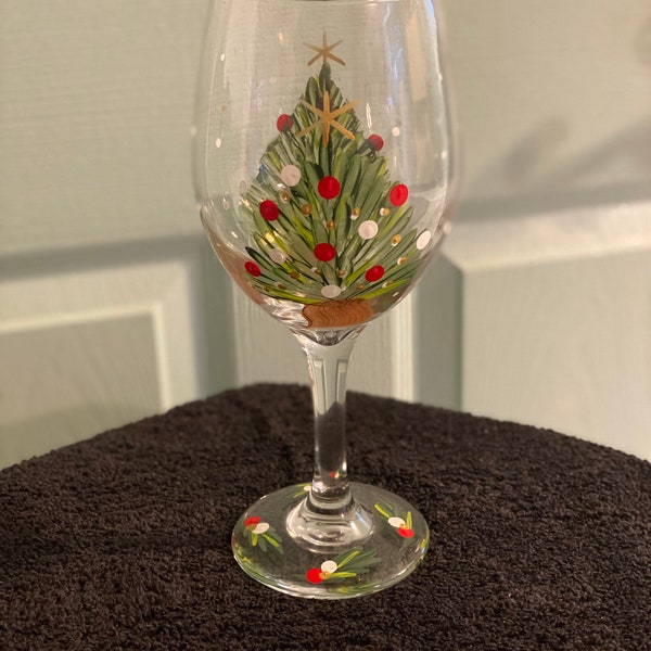 Tree Wine Glass - Etsy