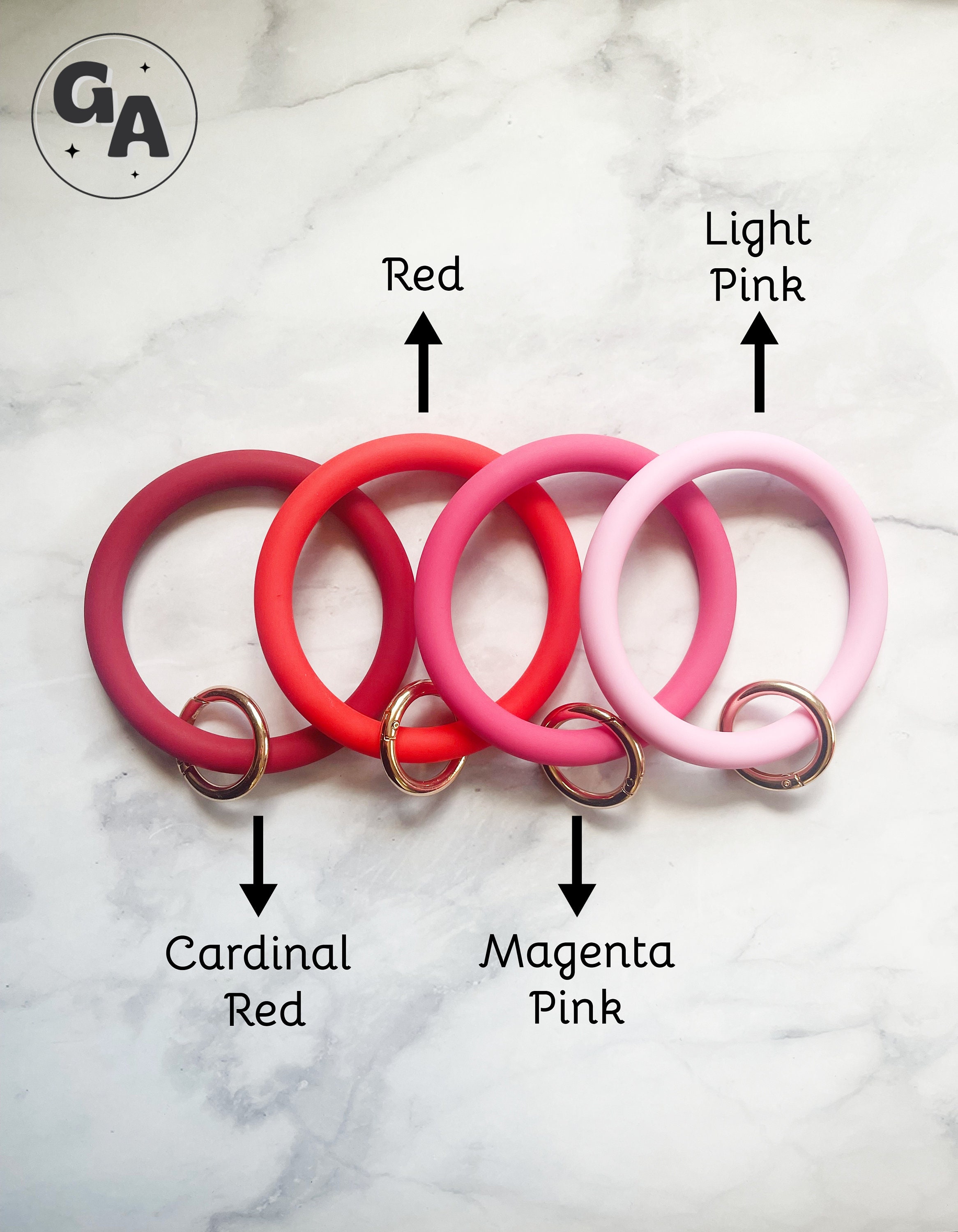 Silicone Key Ring Bracelet Silicone Keychain Silicone Bangle - Etsy