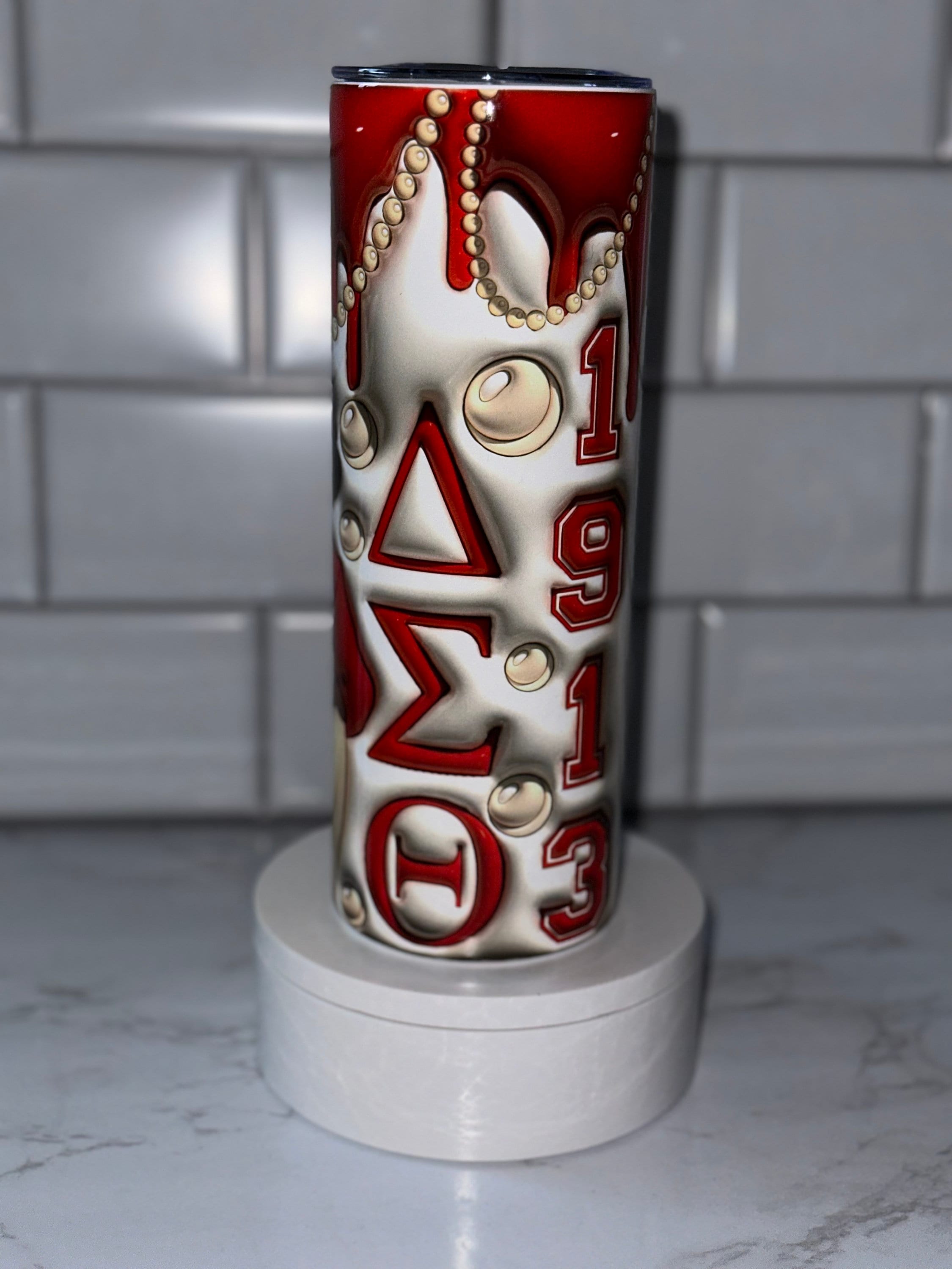 Delta Sigma Theta Nutrition Facts 3d Tumbler, DST Sorority Tumbler ...