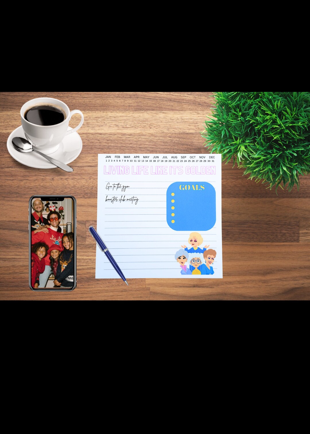 Living Life Like Its Golden Golden Girls Notepad - Etsy