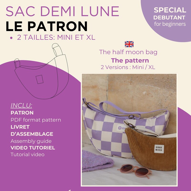 Half Moon Bag - Etsy