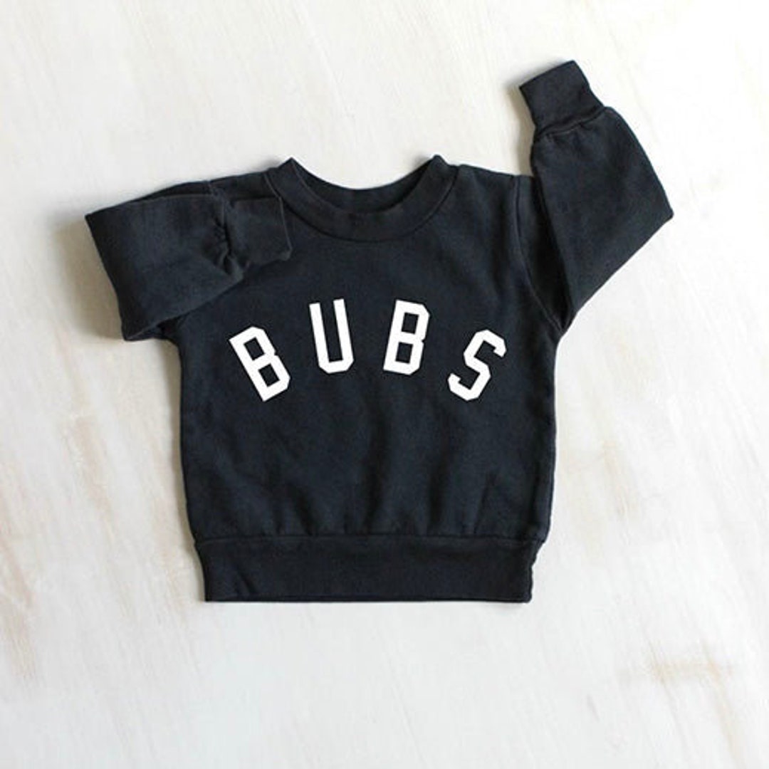 Baby Black bubs™ Everyday Boys Sweatshirt - Etsy