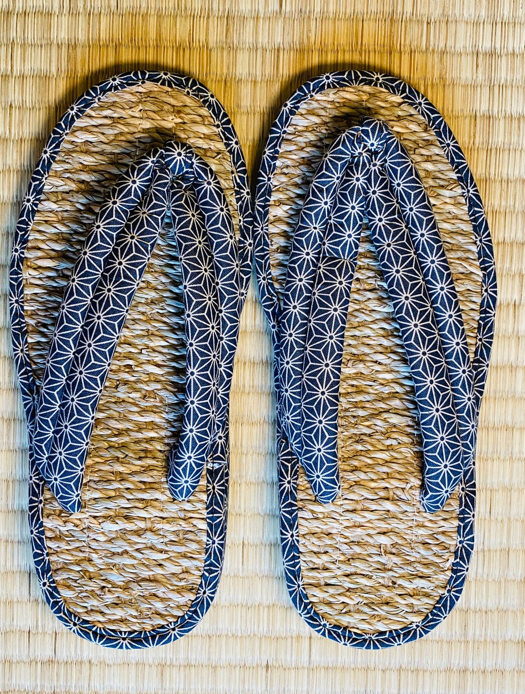 Women's Handwoven Japanese Tatami Zori Slippers 草履、い草サンダル女性用 24.5cm ...