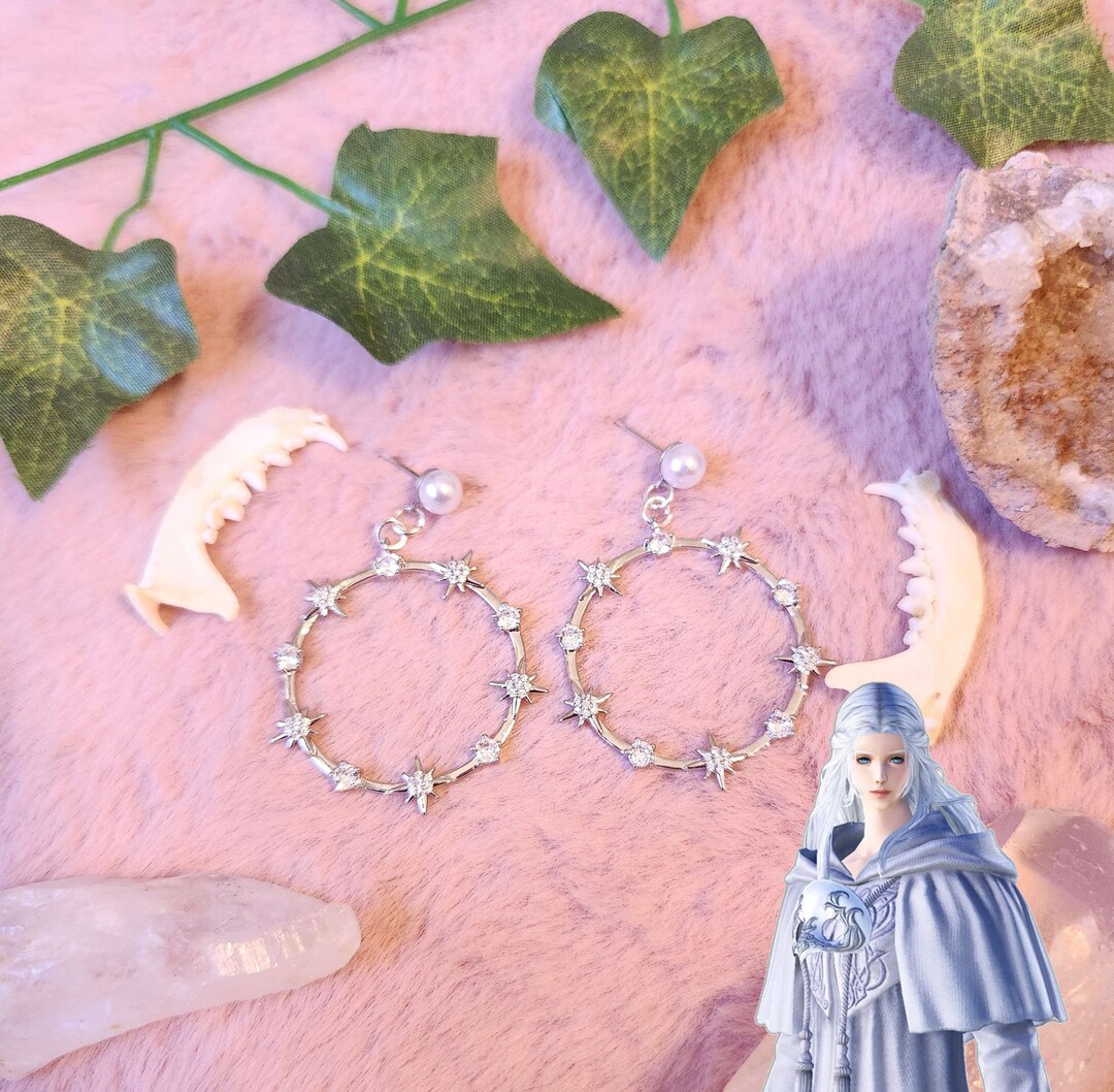 FFXIV Venat Inspired Earrings - Etsy