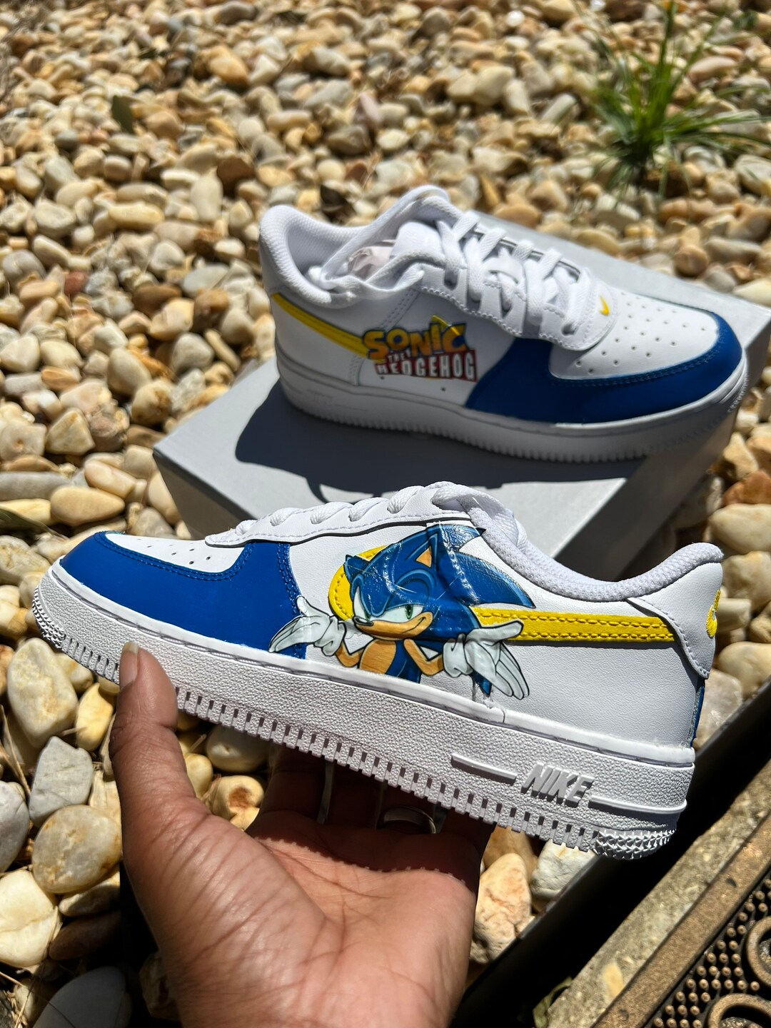 Sonic the Hedgehog Air Force 1 - Etsy