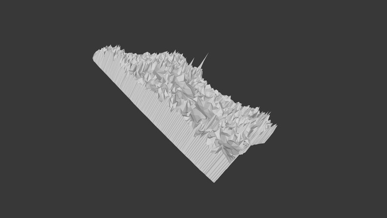 3D Topography Map of Oregon - Etsy