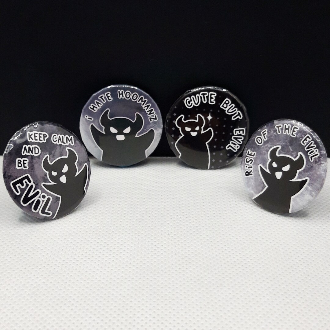Evil Edition Lil'devil Button / Pin - Etsy
