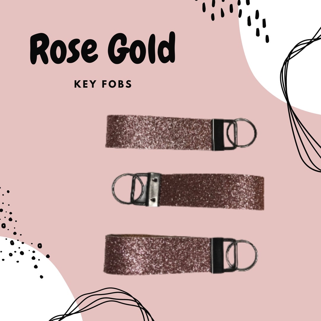 Rose Gold Key Fob - Etsy