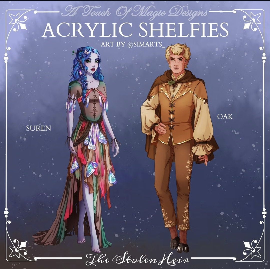 Shelfie Set Suren & Oak the Stolen Heir - Etsy