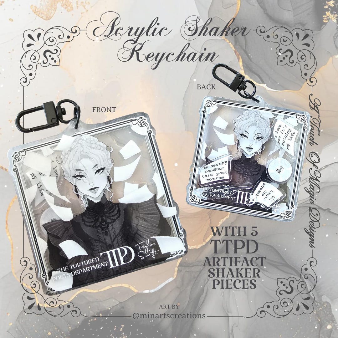 Fortnight TTPD - Shaker Keychain - Etsy