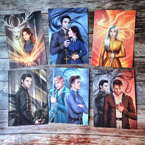 5x7 Art Print Shadow and Bone Kaz Brekker Inej Jesper Wylan - Etsy