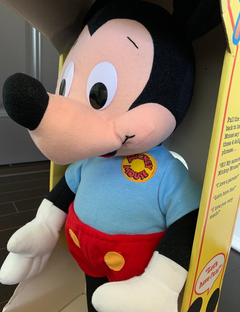 Playskool Disney Talking Mickey Mouse | Etsy