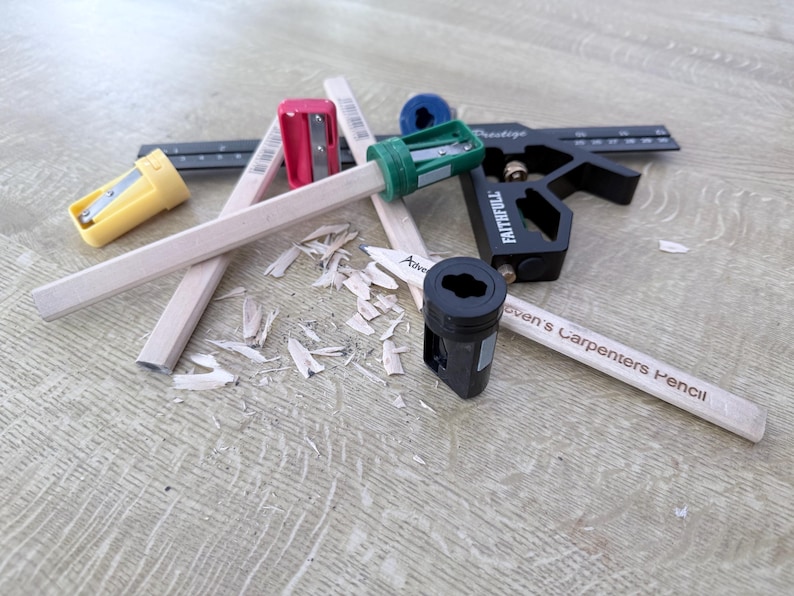 Set of 5 Hilarious Engraved Carpenter’s Pencils – Perfect Cheeky Gift ...