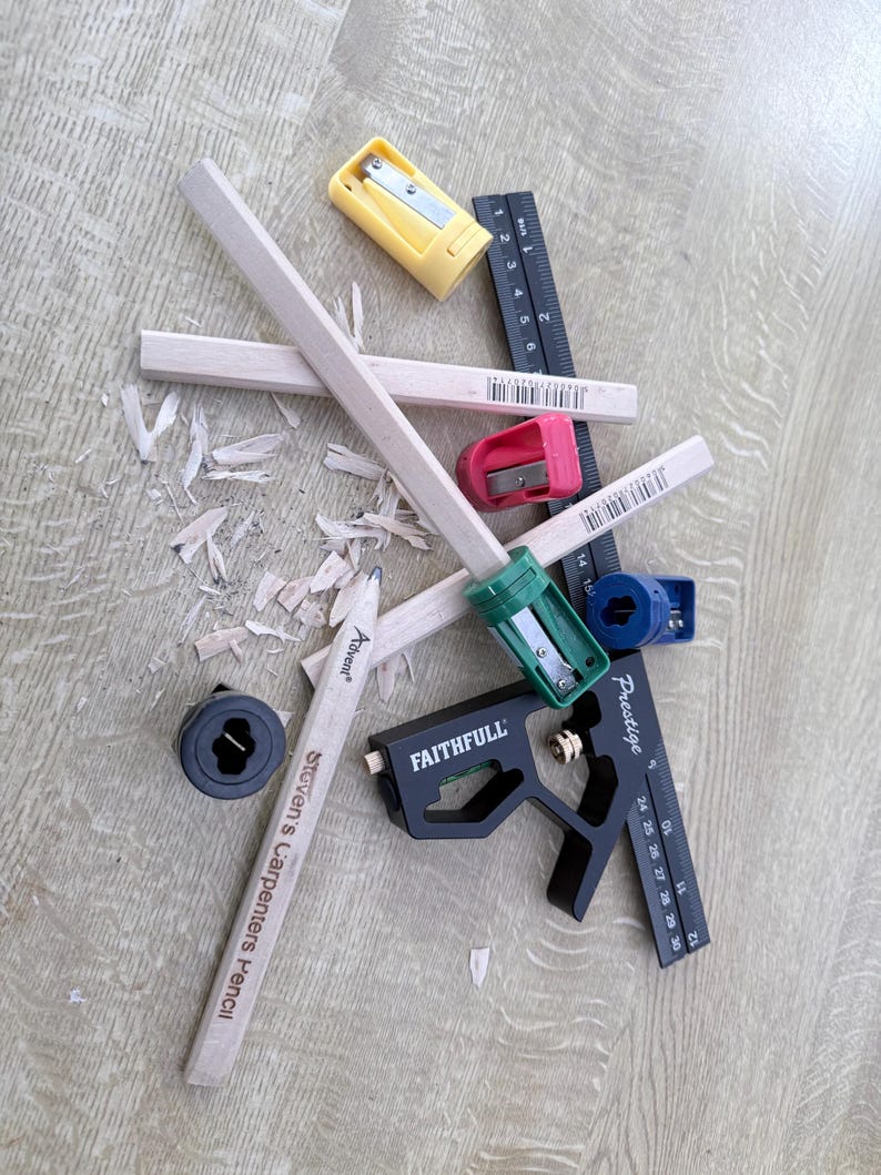 Set of 5 Hilarious Engraved Carpenter’s Pencils – Perfect Cheeky Gift ...