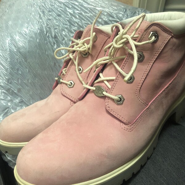 Pink Timberland - Etsy