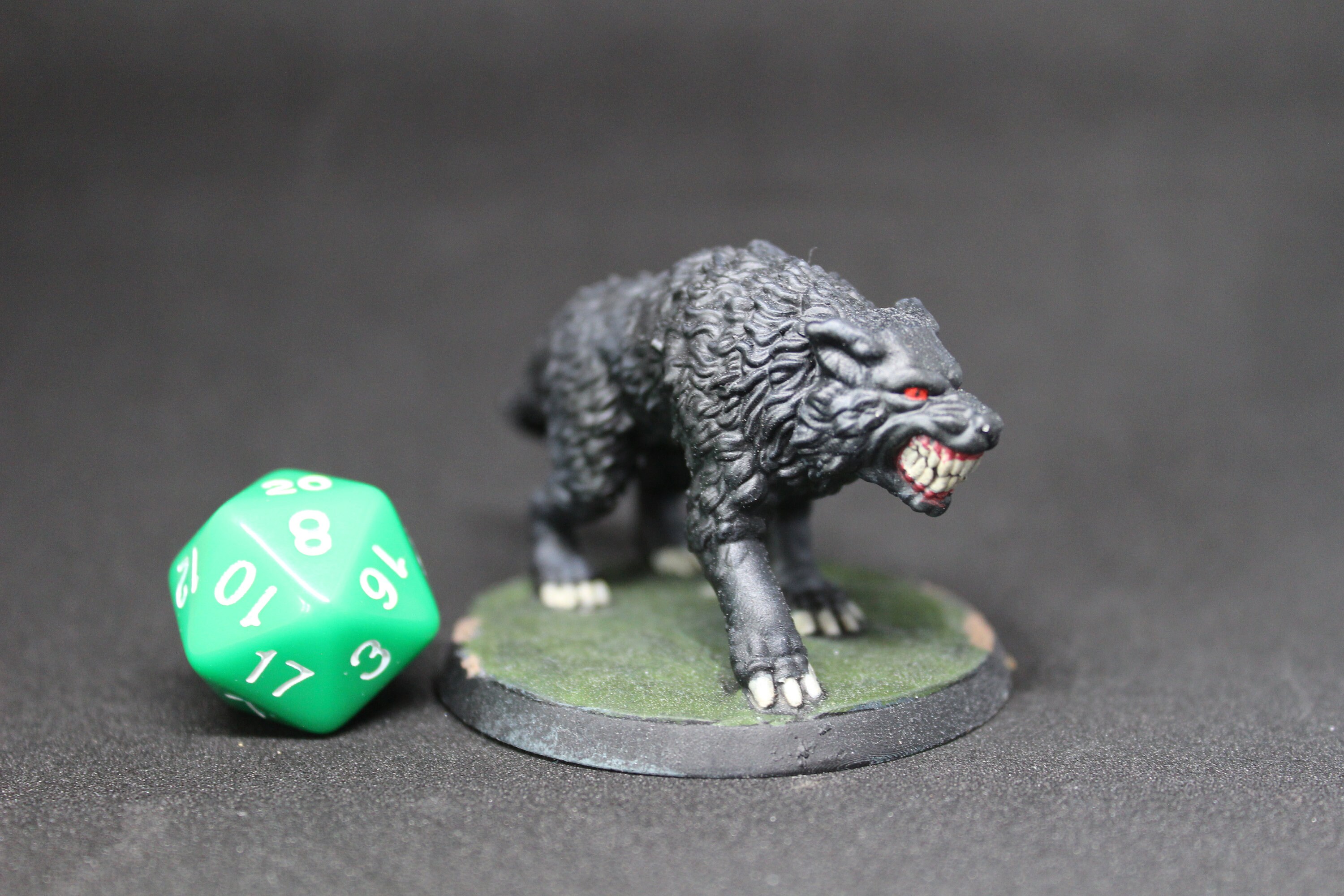 Dire Wolf Miniature Dungeons and Dragons Pathfinder DND - Etsy