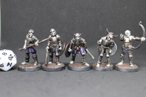 Skeletons Dungeons and Dragons Pathfinder DND Tabletop - Etsy