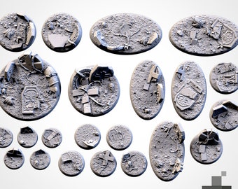 32mm to 40mm Base Adapter round Warhammer 40K Compatible 3D Printed ...