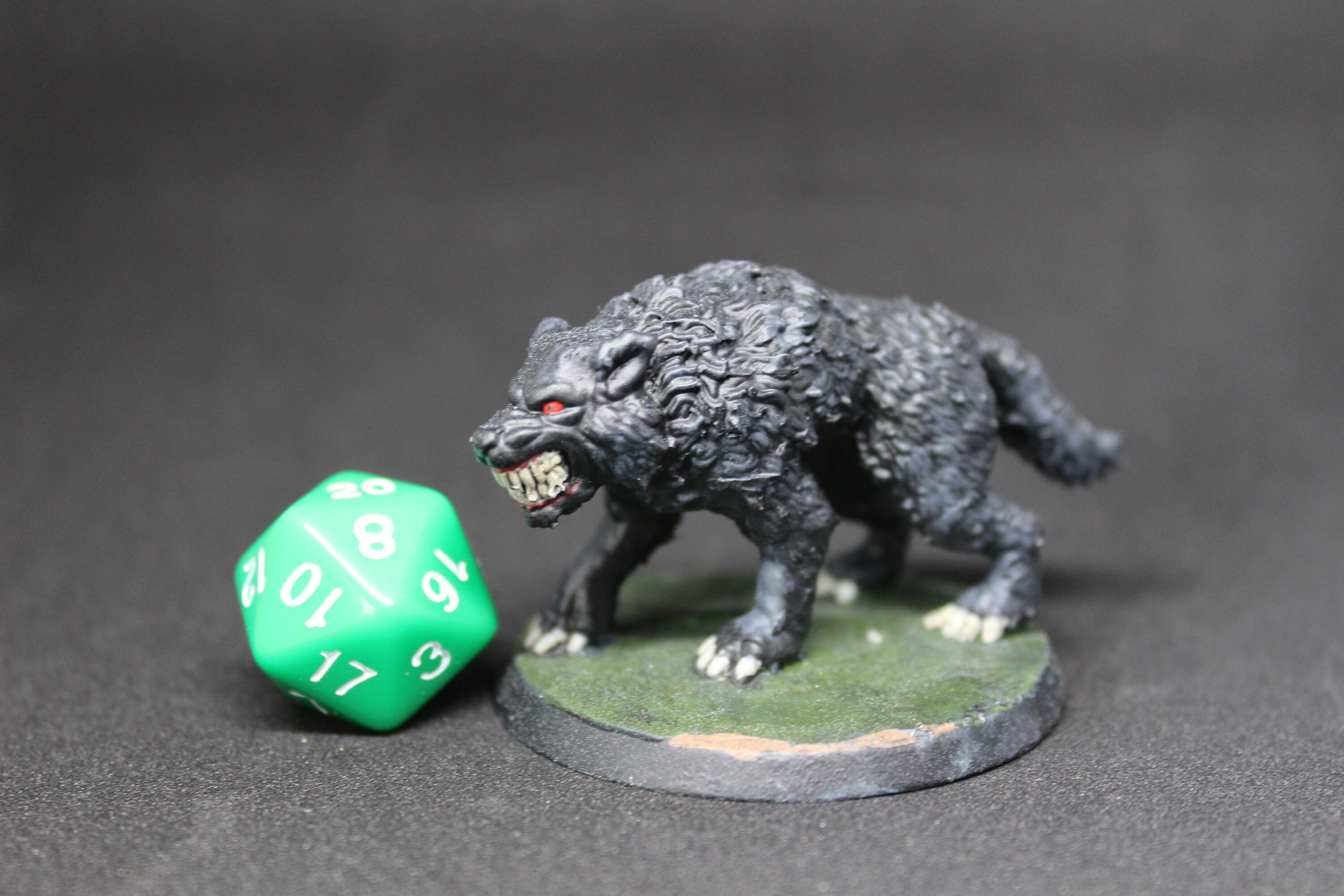 Dire Wolf Miniature Dungeons and Dragons Pathfinder DND - Etsy