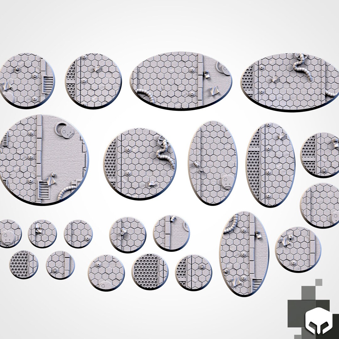 Sci Fi City Wargaming Base 25mm 32mm 40mm and More Txarli Factory - Etsy