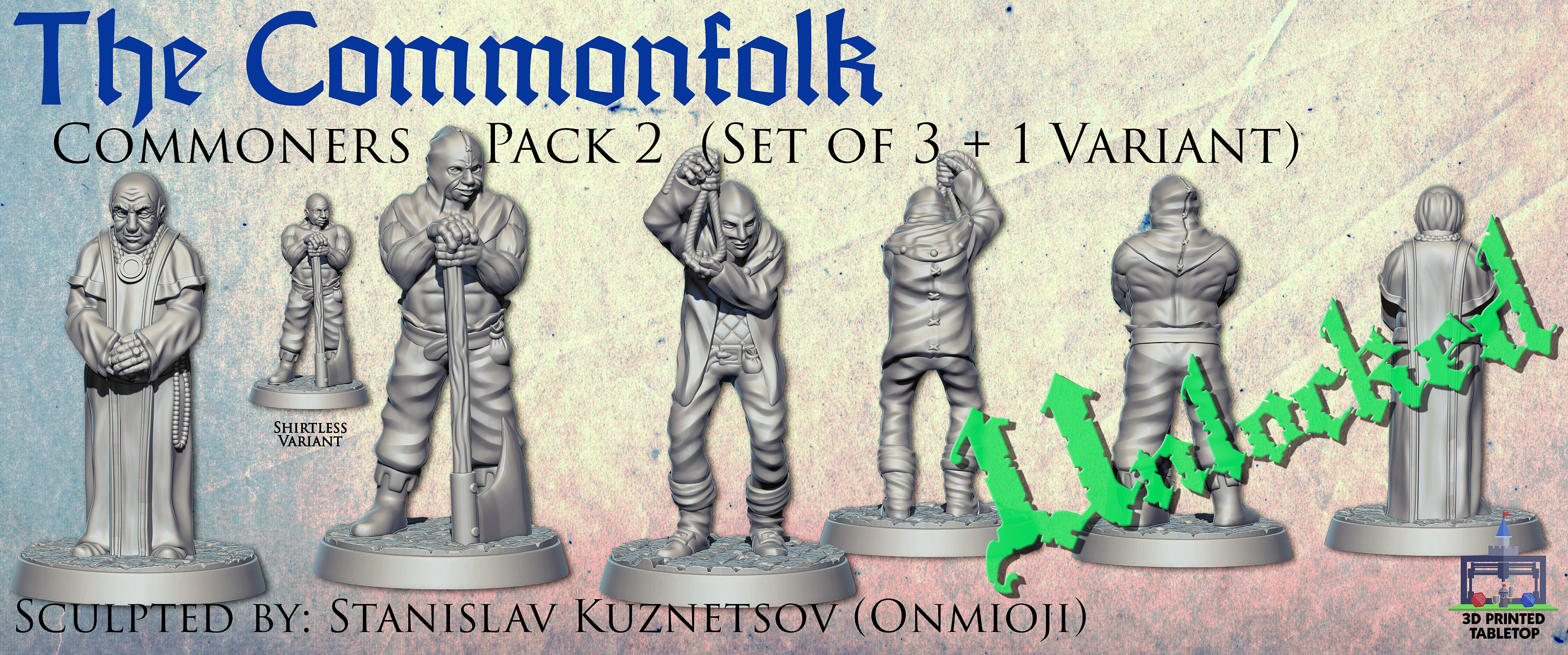 Commoners Dungeons and Dragons Pathfinder DND Tabletop - Etsy