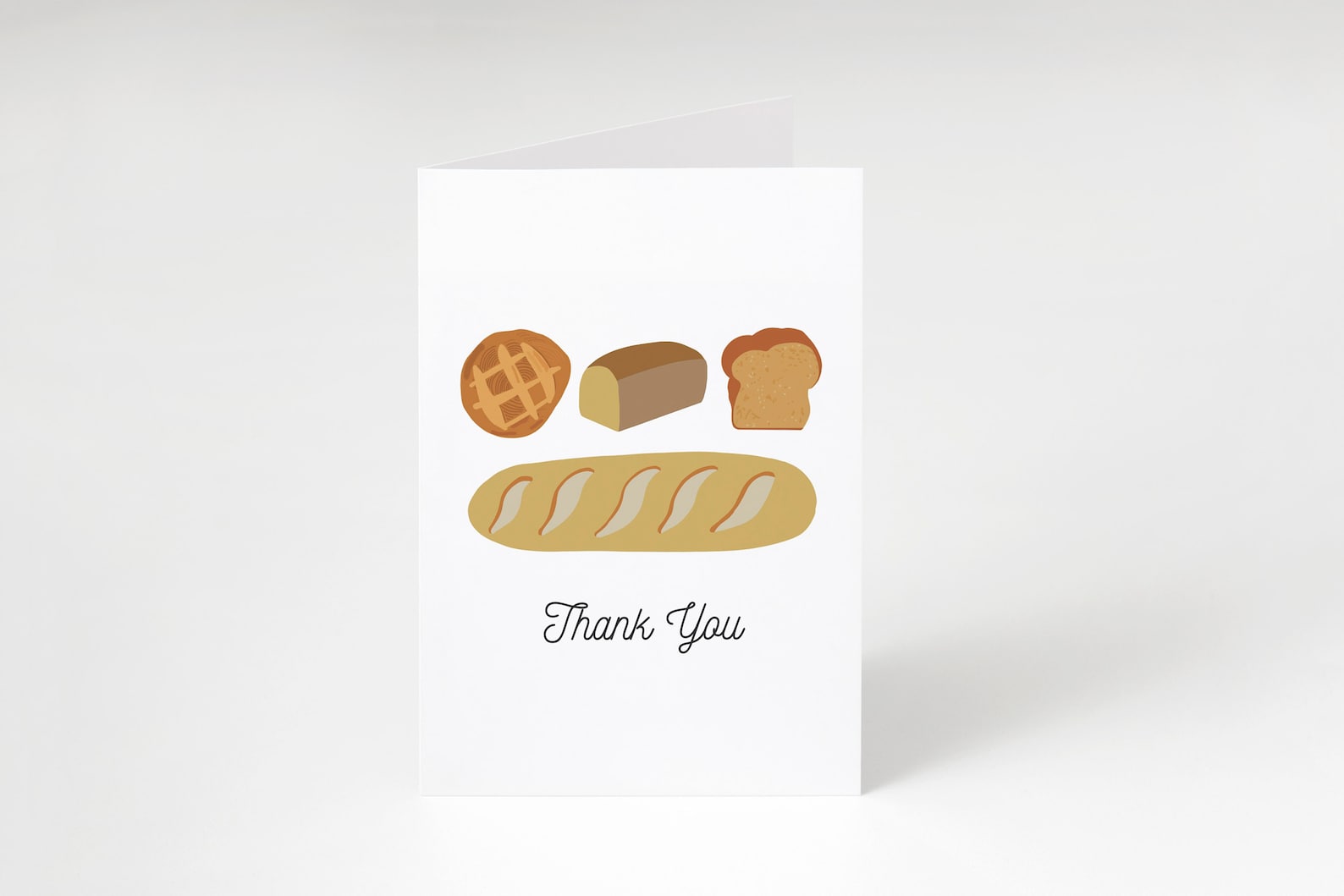 Bread Card Template, Bread Thank You Template, Bread Birthday Party ...