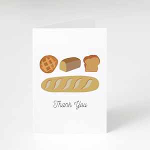 Bread Card Template, Bread Thank You Template, Bread Birthday Party ...