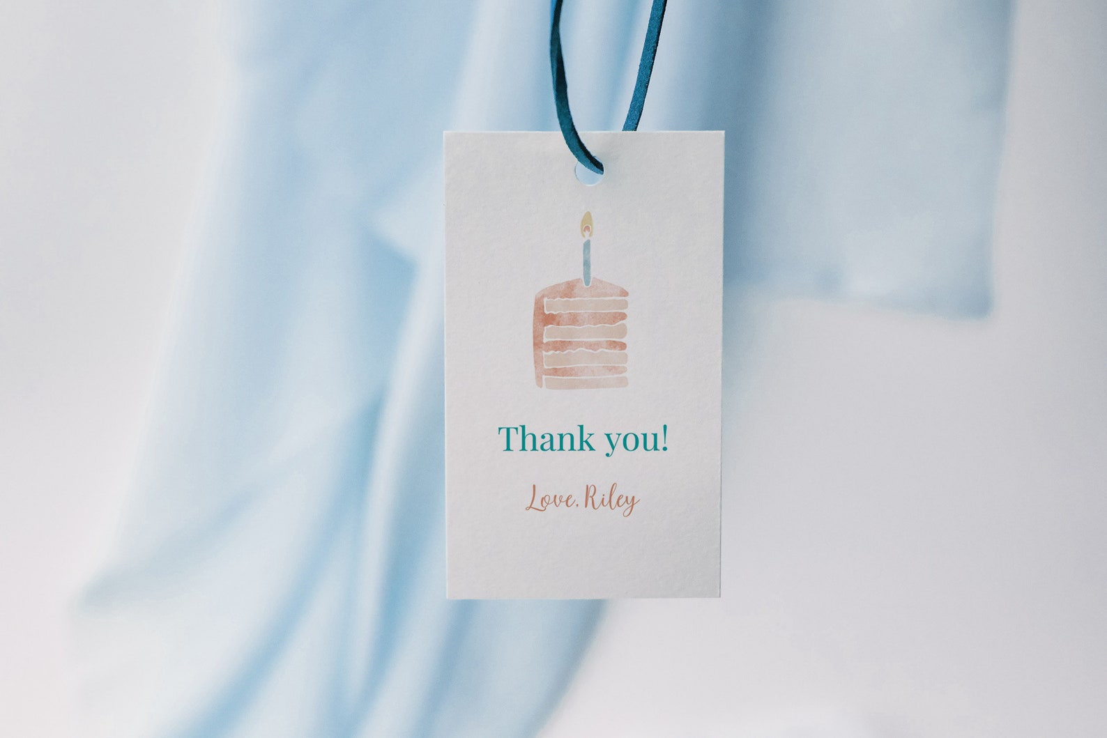 Cake Theme Party Favor Tag Template, Birthday Party Favor Tags ...