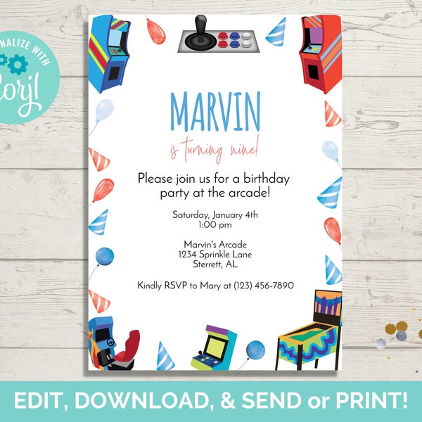 Arcade Party - Etsy
