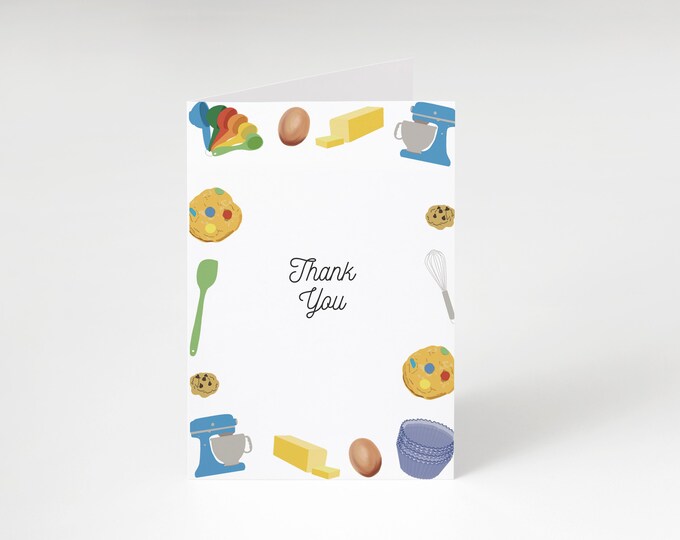Bakery Thank You Card, Thank You Card, Instant Download, Canva Editable ...