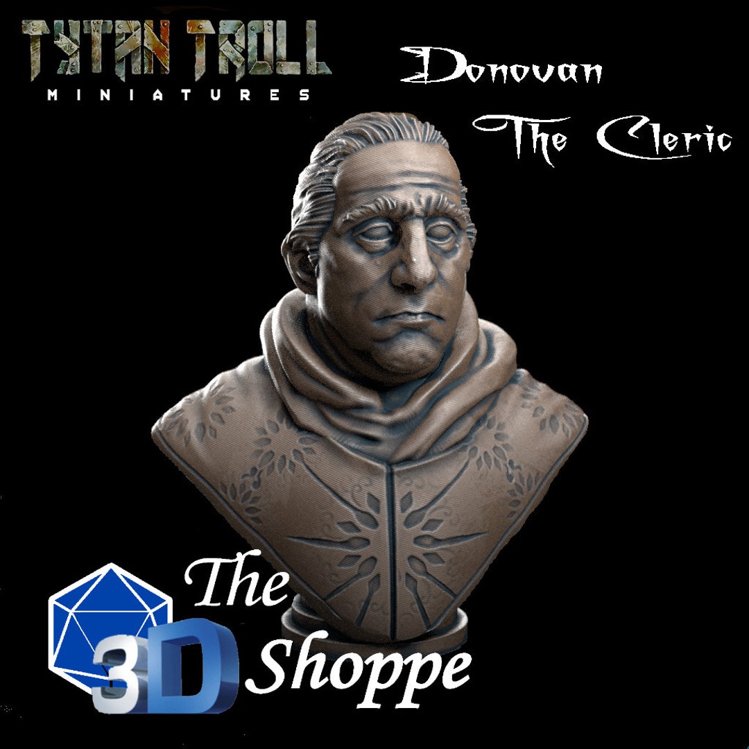 Tytan Troll Busts Donovich the Cleric - Etsy