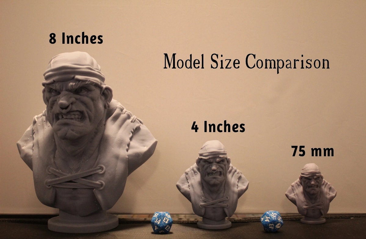 Tytan Troll Busts Donovich the Cleric | Etsy