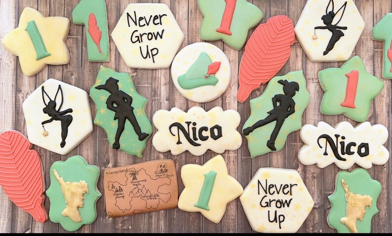 1 Dozen Peter Pan Cookies - Etsy