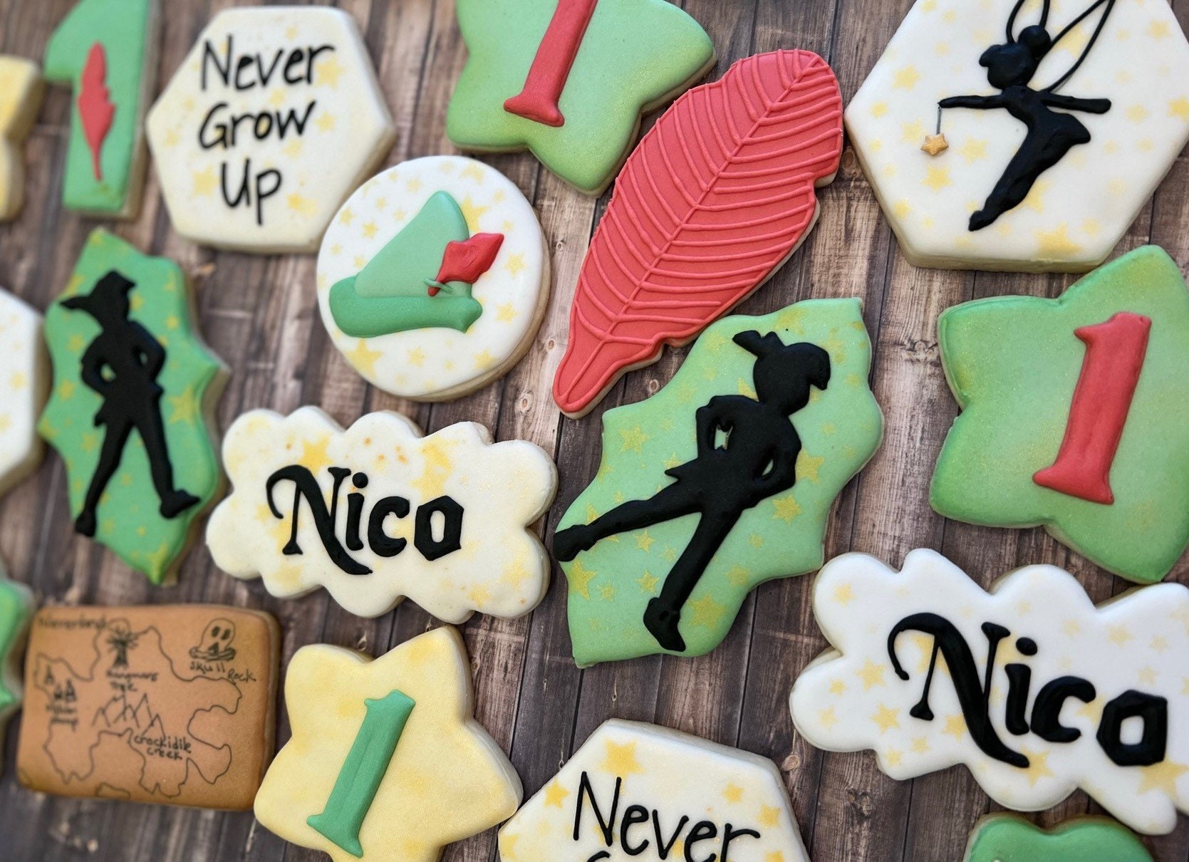 1 Dozen Peter Pan Cookies - Etsy