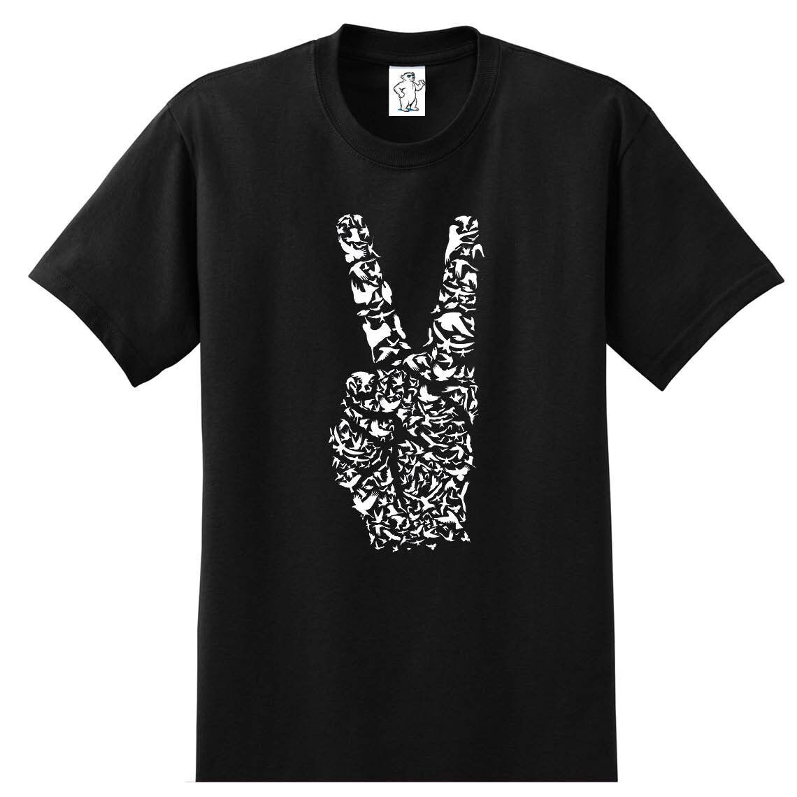 Peace Birds | Graphic Tee |men's Shirts | Big and Tall Shirts | Men's ...