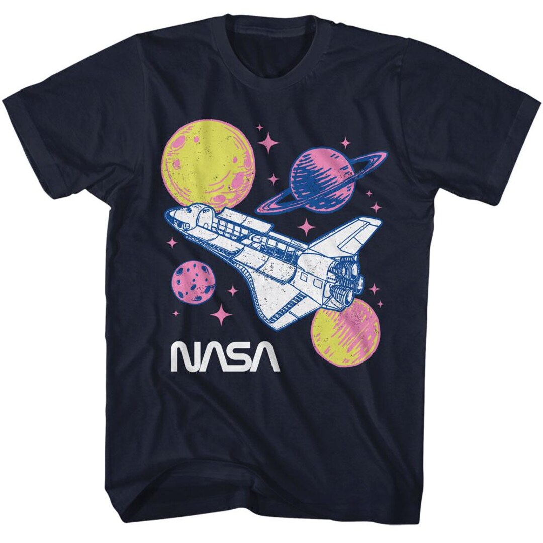NASA Pastel Planets | NASA Official Shirt | Men's Shirts | Big and Tall ...