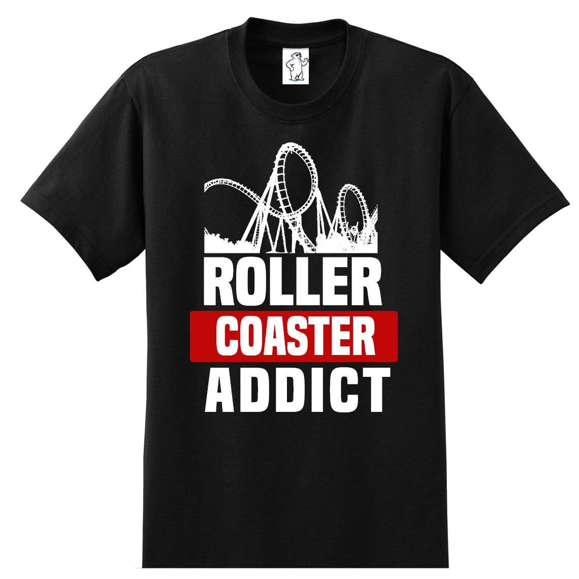 Roller Coaster Addict Funny Shirts men's Shirts Big and Tall Shirts Men ...