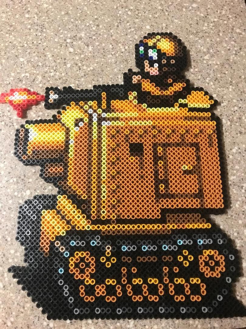 Advance Wars M Tank Perler Art - Etsy