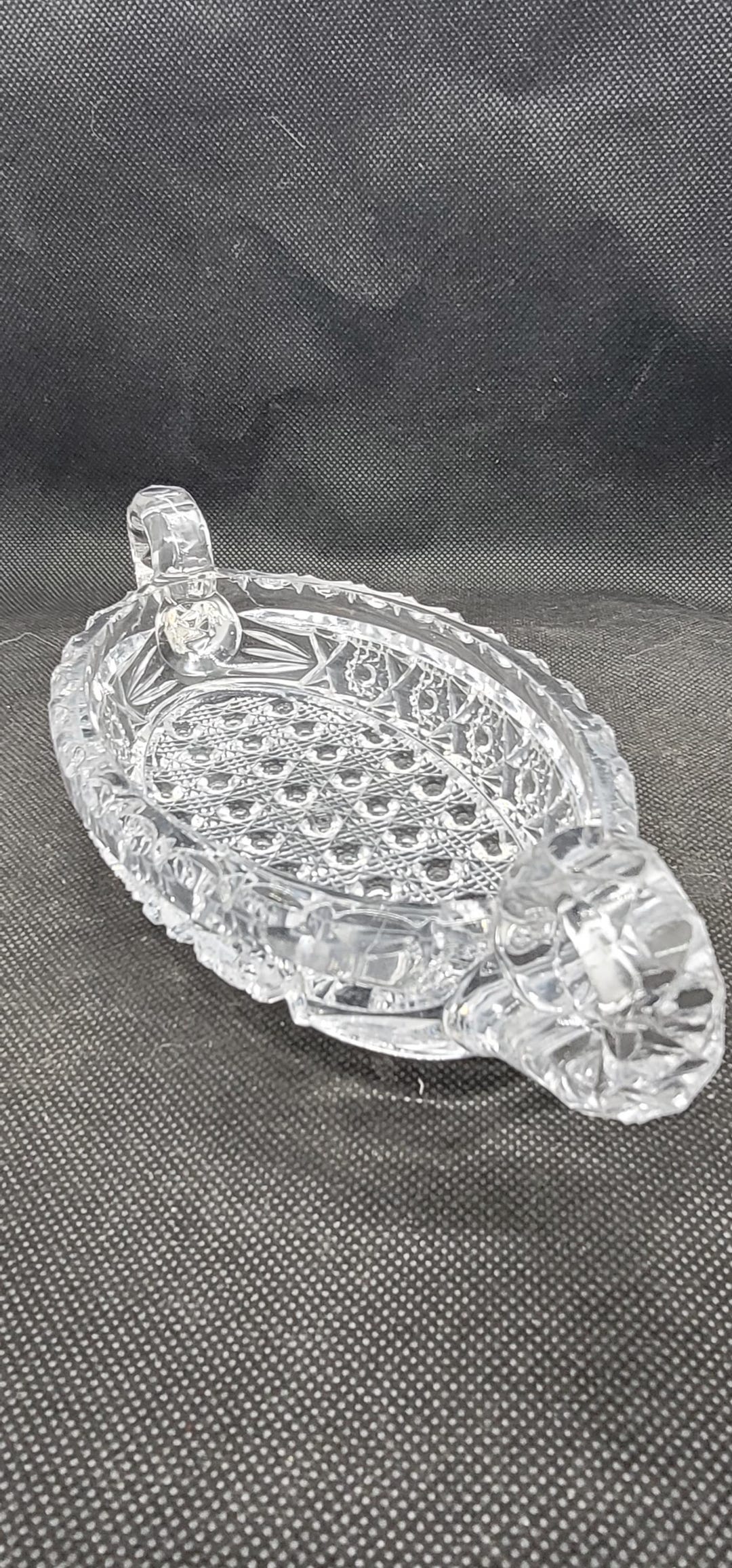 Antique Imperial Glass Pattern 495 Clear Crystal Pickle Relish Dish ...