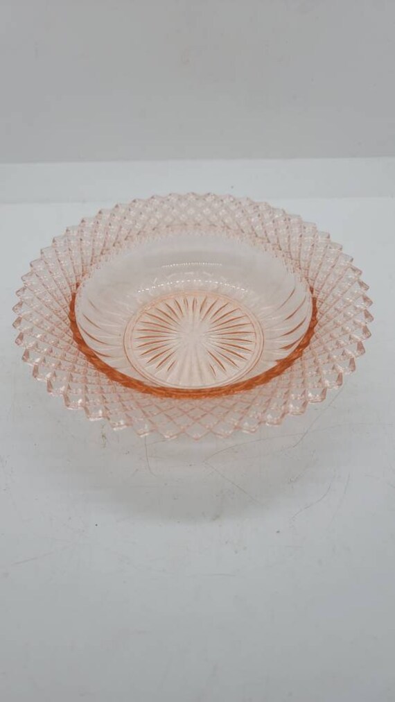 Miss America Pattern Pink Depression Glass Small Round Bowl - Etsy