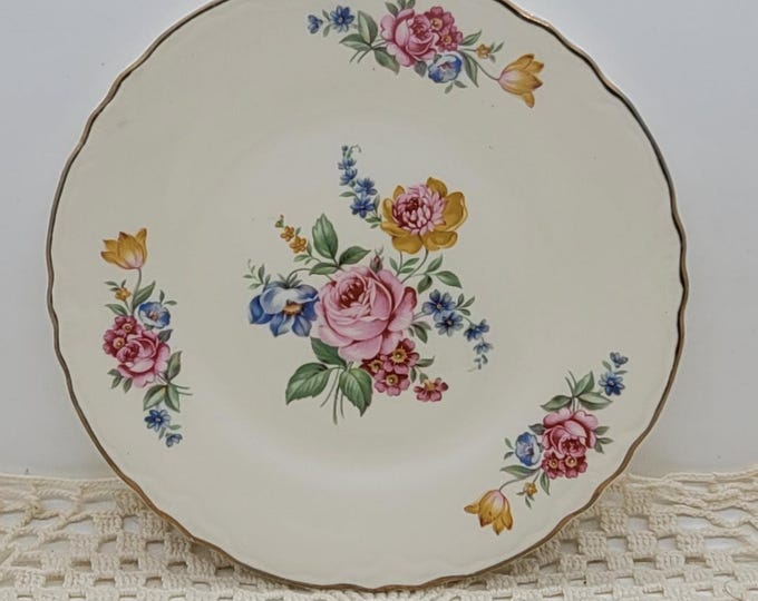 SCIO Hazel Floral Cottage Style Serving Bowl, Rosebuds, Tea Party ...