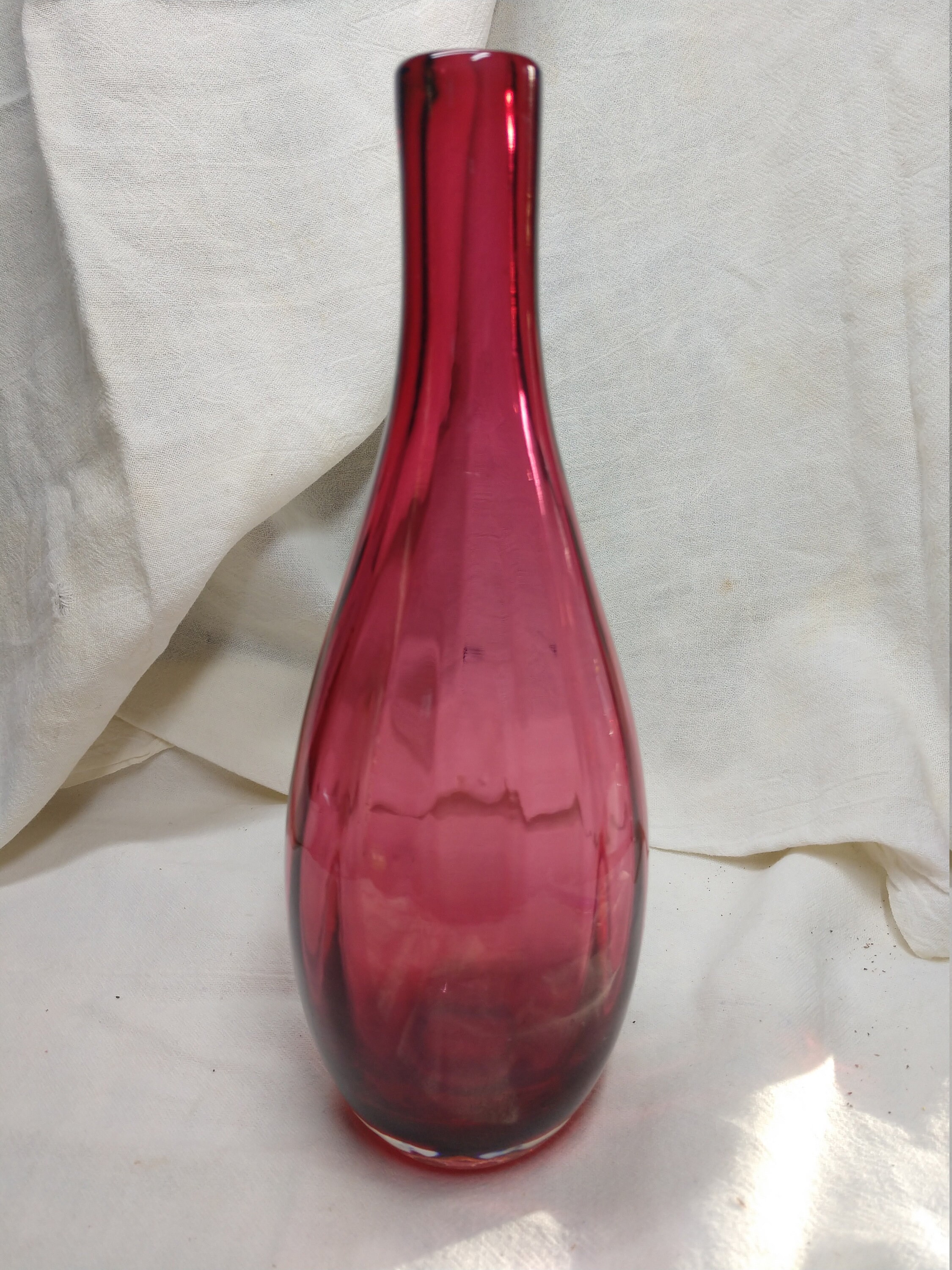 Fenton International Glass Gold Ruby Red Bud Vase Eight Inches - Etsy