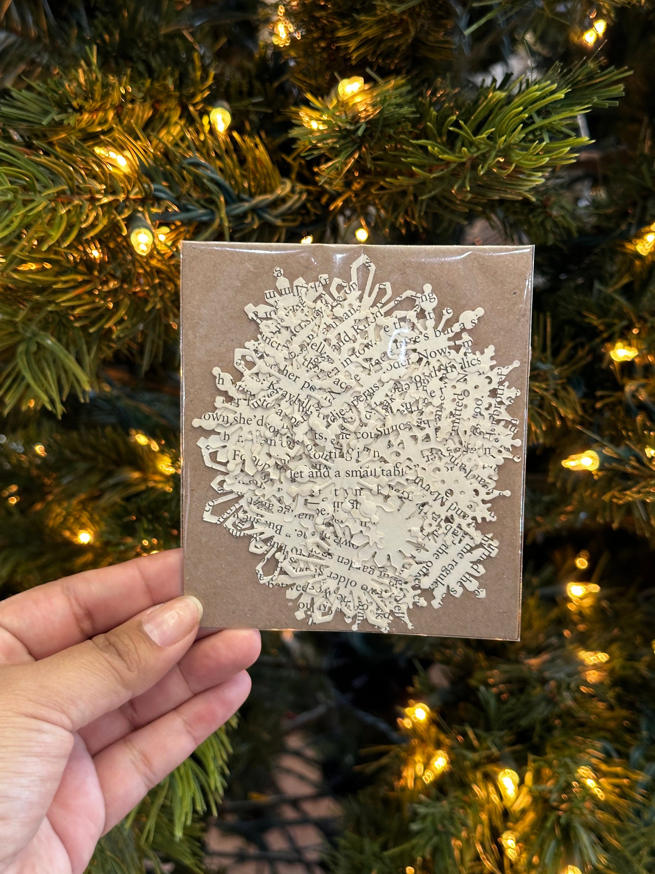 50 Pack Die-cut Snowflakes Book Snowflakes - Etsy