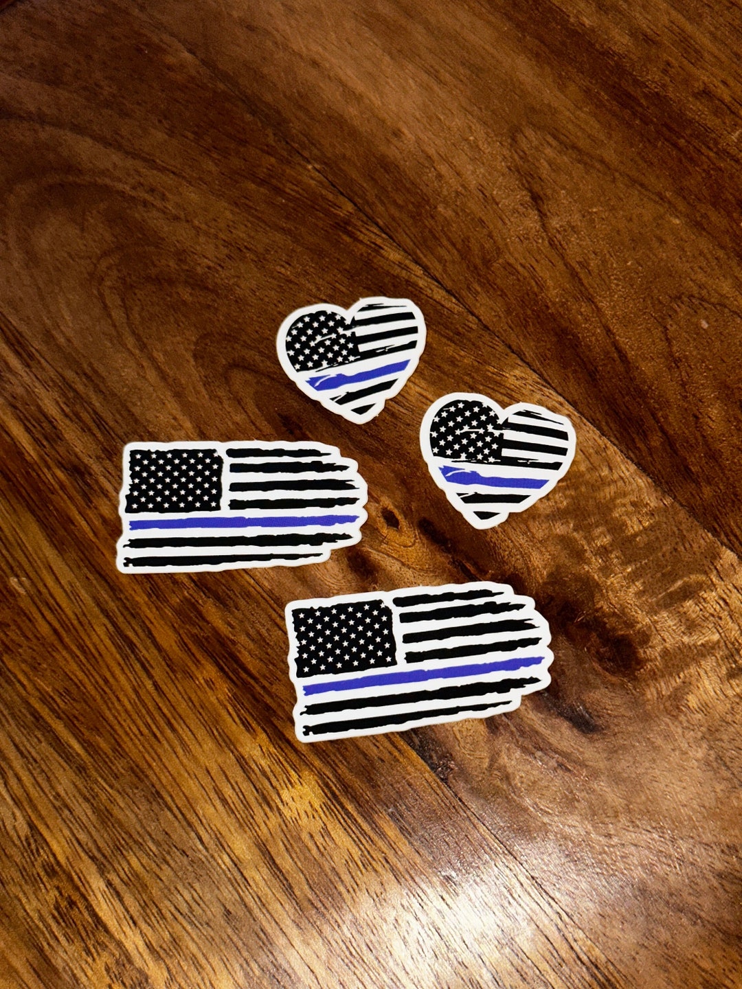 Police Sticker, American Flag Sticker, Blue Line Sticker, Mini Sticker ...