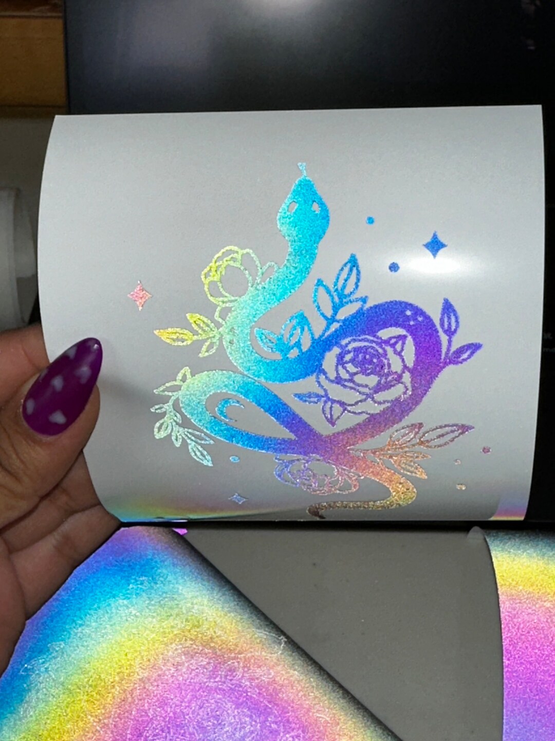 Reflective Snake Vinyl Decal 4 Inch Car Decal Window Decal Car Sticker ...