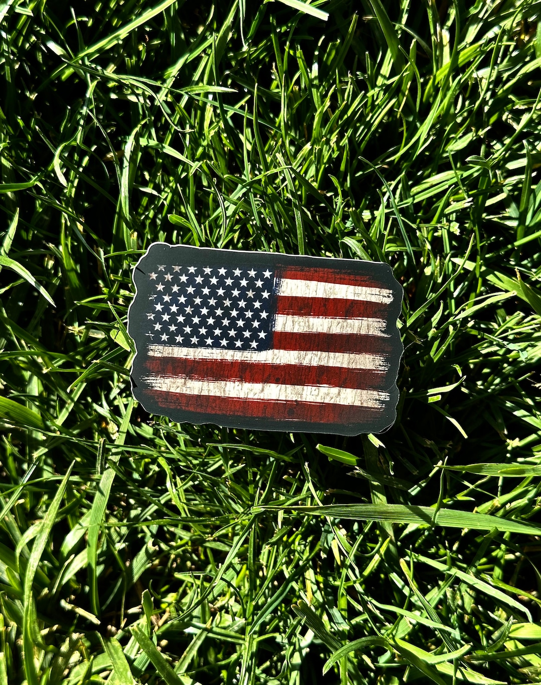 3 Inch American Flag Sticker - Etsy